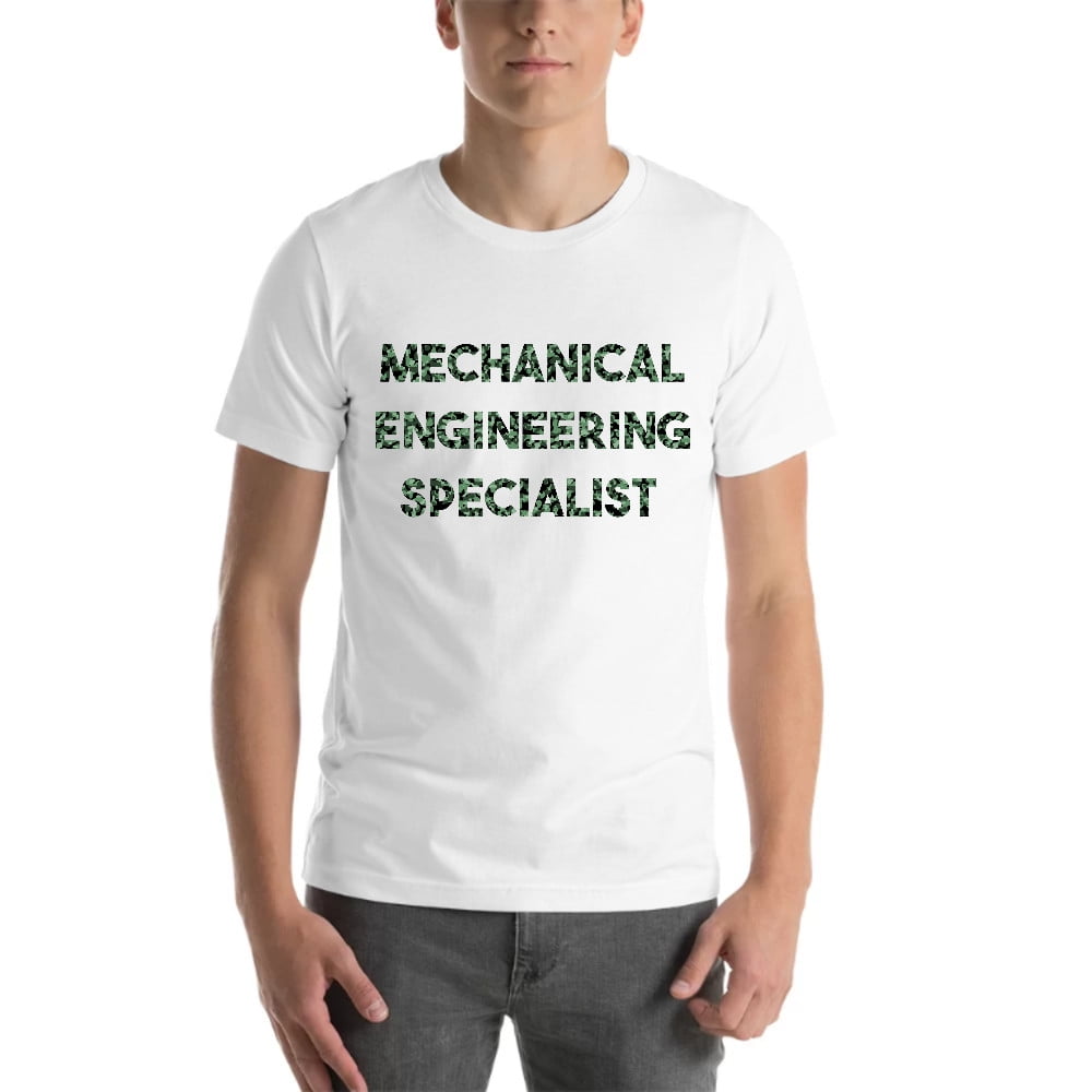 2XL Camo Mechanical Engineering Specialist Short Sleeve Cotton T-Shirt ...