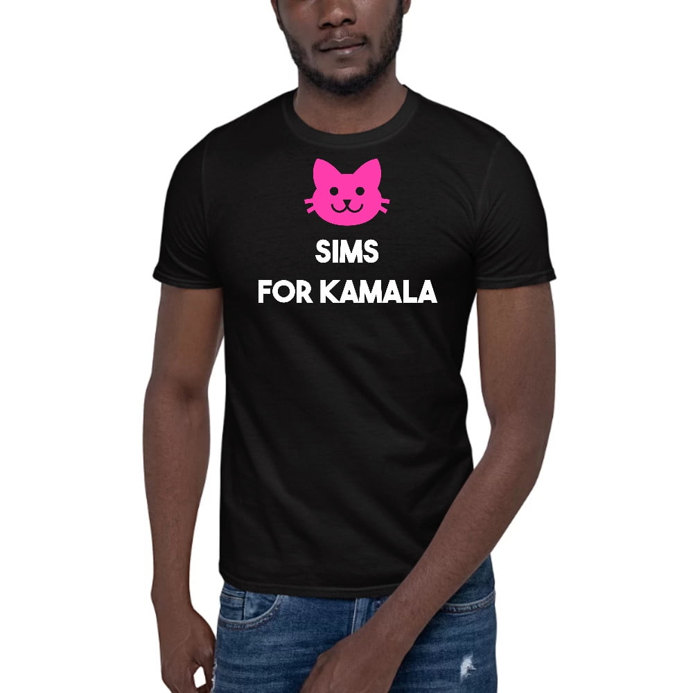 2XL Sims For Kamala Cat Short Sleeve Cotton T-Shirt By Undefined Gifts - Walmart.com
