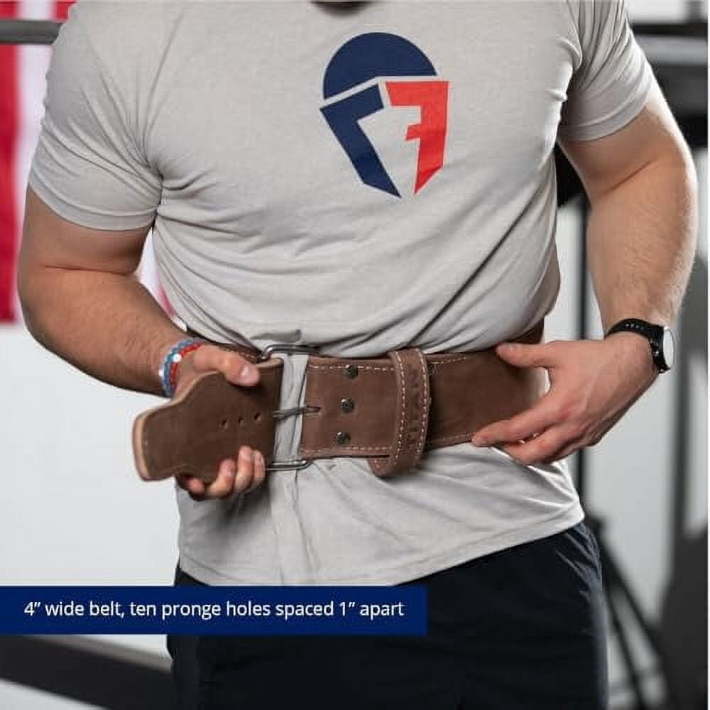 2XL Weightlifting Belt, 38" - 45" 4-Inch-Wide Belt, 10mm Thick ...