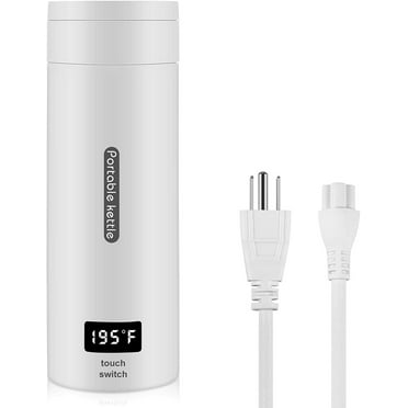 GanenSprint Travel Electric Kettle, 380ml Small Portable Stainless ...