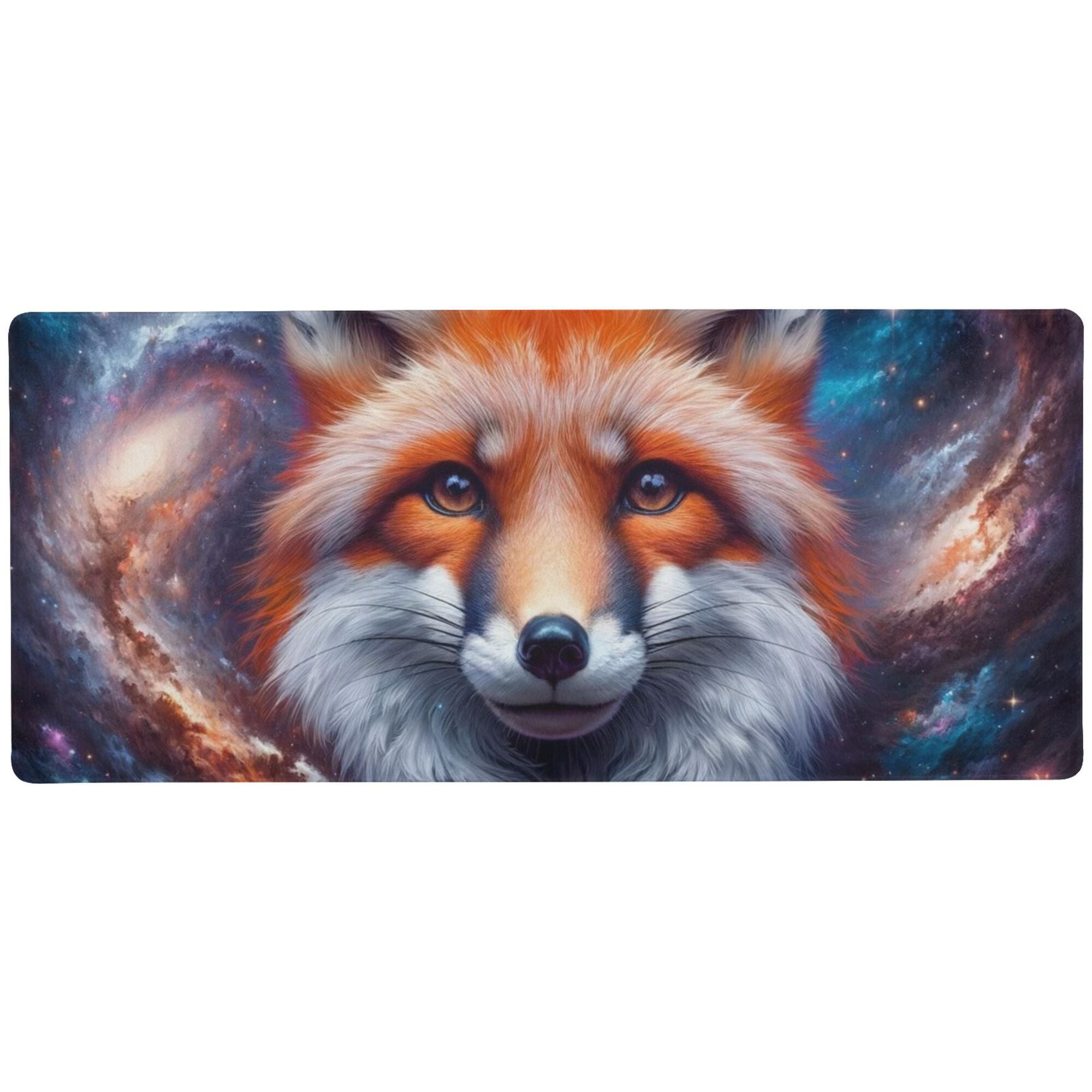 JSTEL Fox Galaxy Nebula Large Gaming Mouse Pad Big Mousepad Mice ...