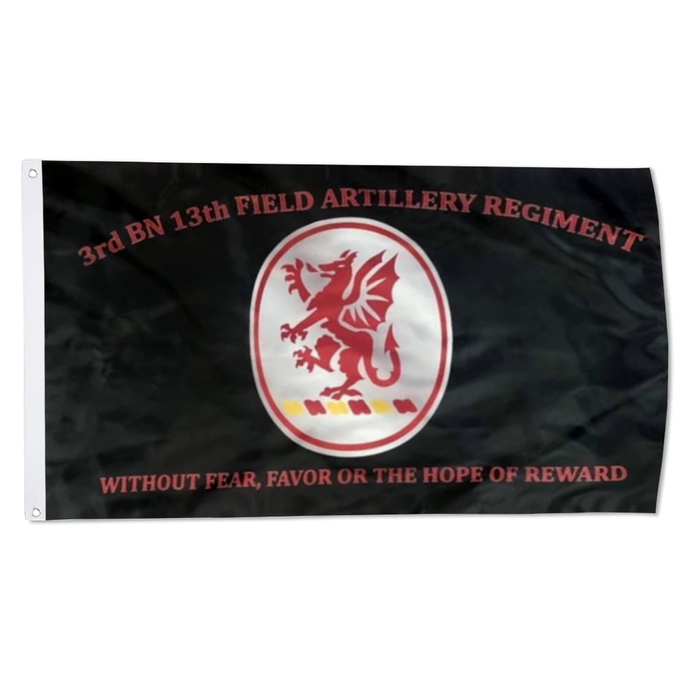 2but 13th Field Artillery Regiment Flag 3rd BN 13th FA Without Fear ...