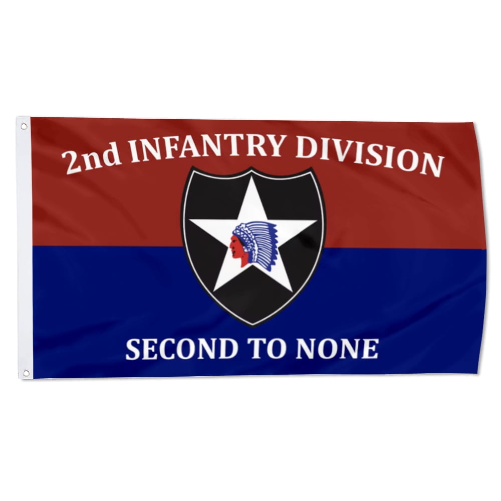 2but 2nd Infantry Division Second To None Flag ID US Army Military ...