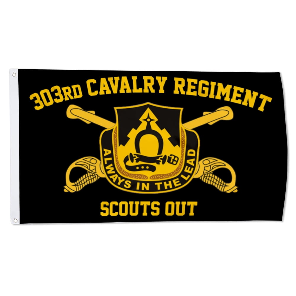 2but 303rd Calvary Regiment Flag Scouts Out CAV banner US Army Military ...