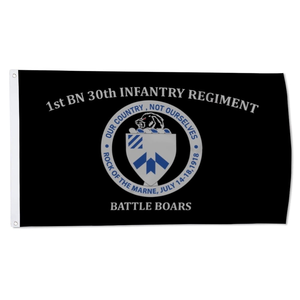 2but 30th IN. Flags 1st BN 30th Infantry Regiment Battle Boars banner ...
