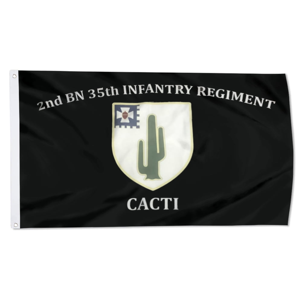 2but 35th IN. Flags 2nd BN 35th Infantry Regiment Cacti banner US Army ...