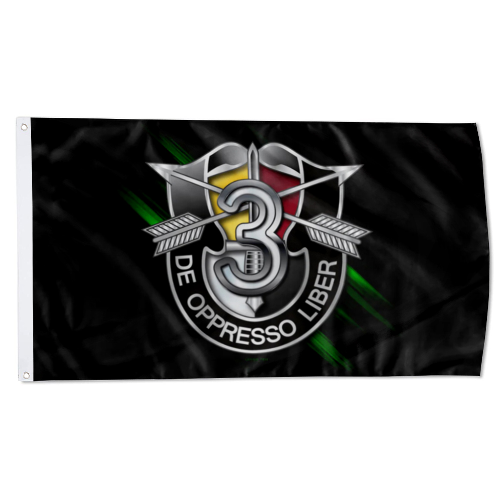 2but 3RD SPECIAL FORCES GROUP SFG De Oppresso Liber NUMERAL flag US ...