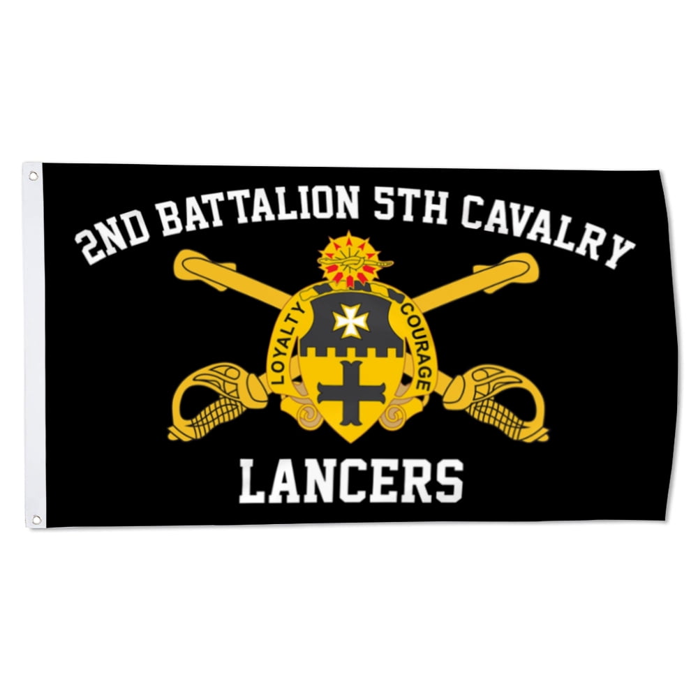 2but 5th Cavalry 2nd Battalion Lancers Flag CAV US Army Military Flags ...