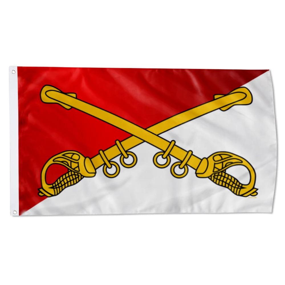 2but CAVALRY BRANCH DIAGONAL flag CAV US Army Military Flags Polyester ...
