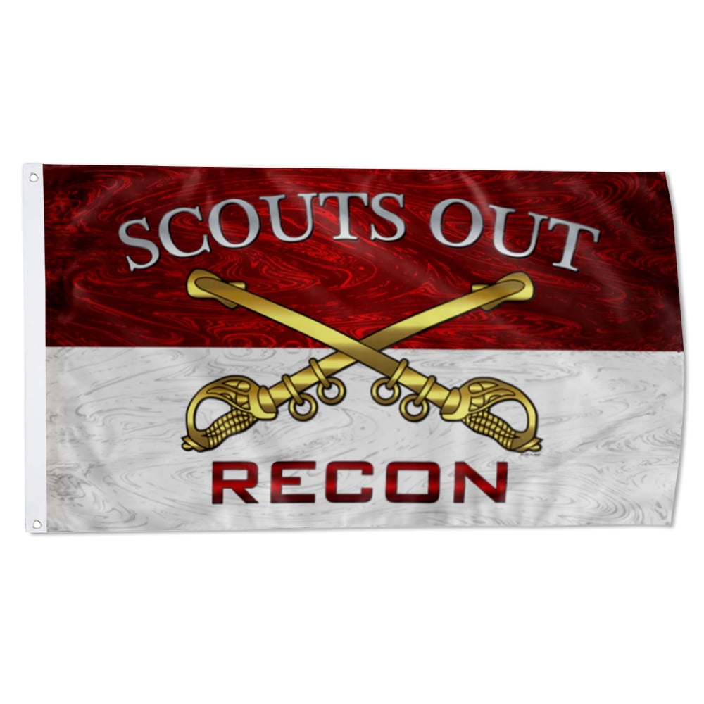2but CAVALRY OFFICER SCOUTS OUT RECON flag CAV US Army Military Flags ...