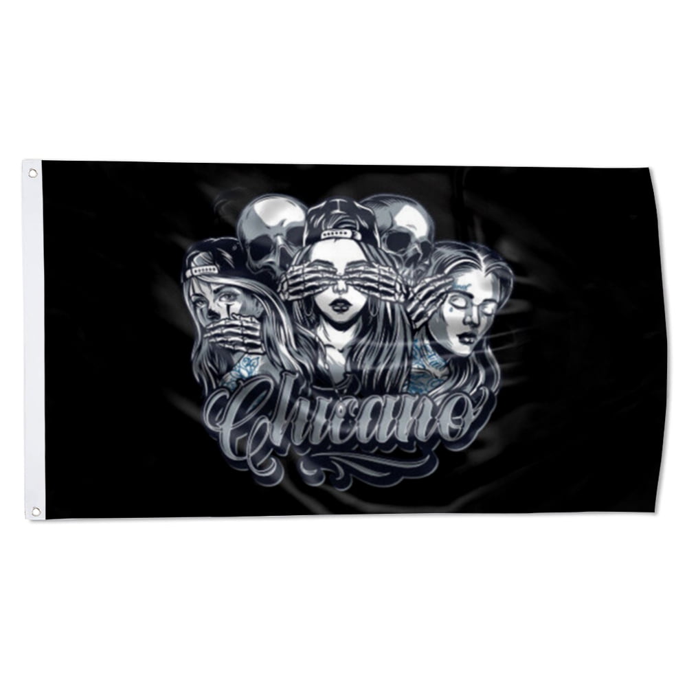 2but Chicano Flag Polyester 3x5 FT Indoor Outdoor Banner - Walmart.com
