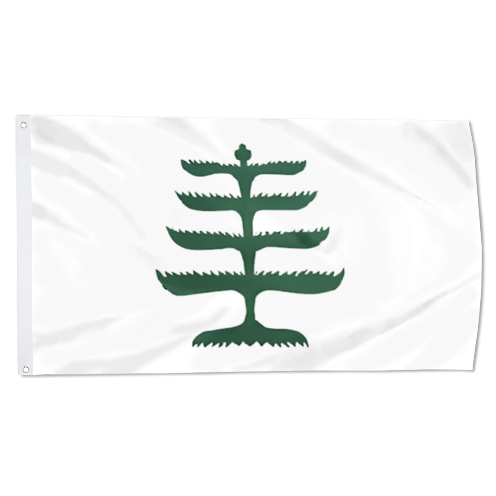 2but Pine Tree flag 3x5Ft indoor outdoor Double Stitched Polyester with ...