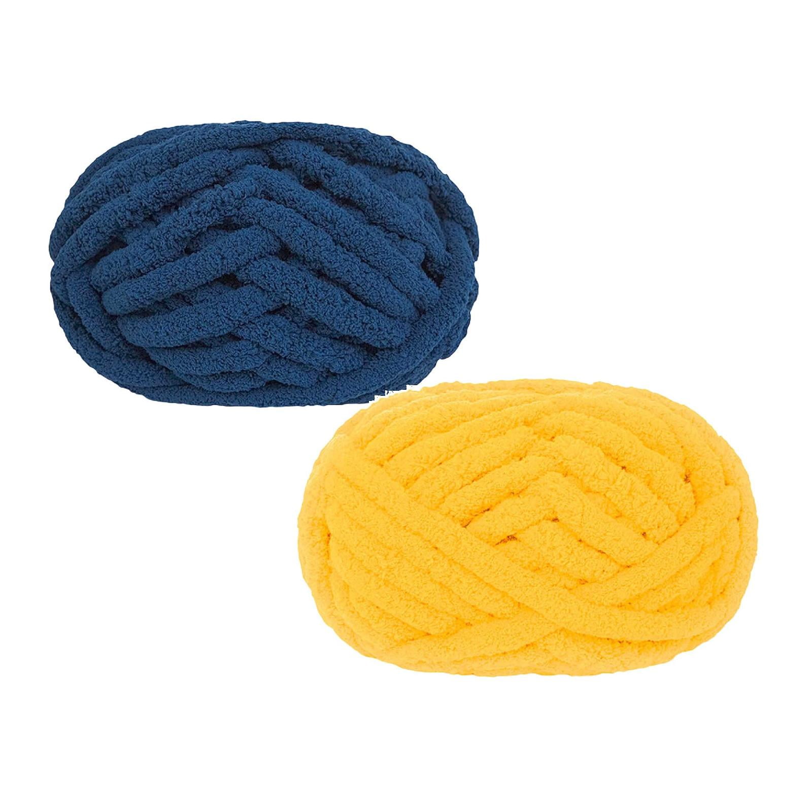 2cm Super Bulky Knitting Yarn, Extra Soft Roving Yarn for Arm Knitting ...