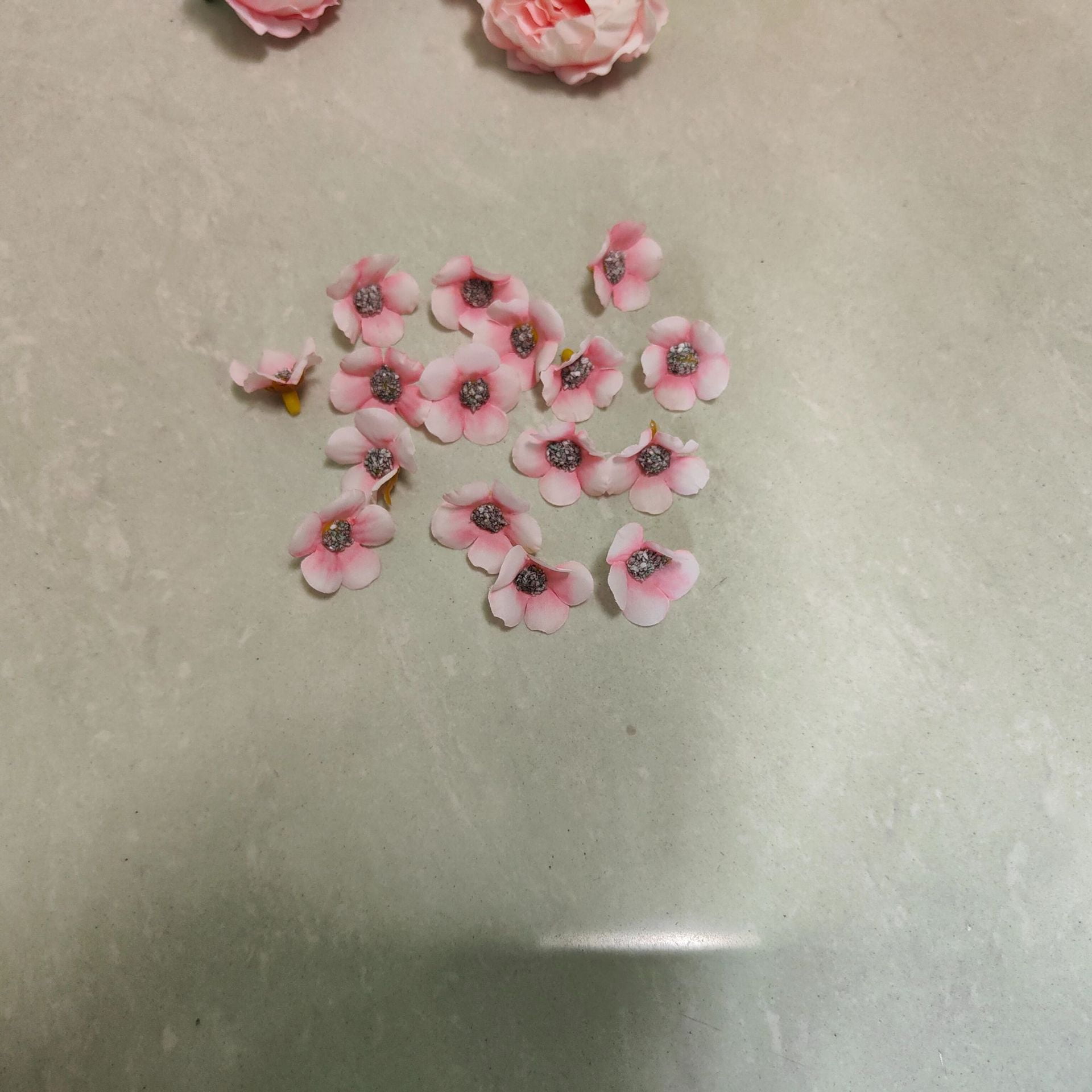 2cm multi-color small daisy flower head mini silk flower garland head ...