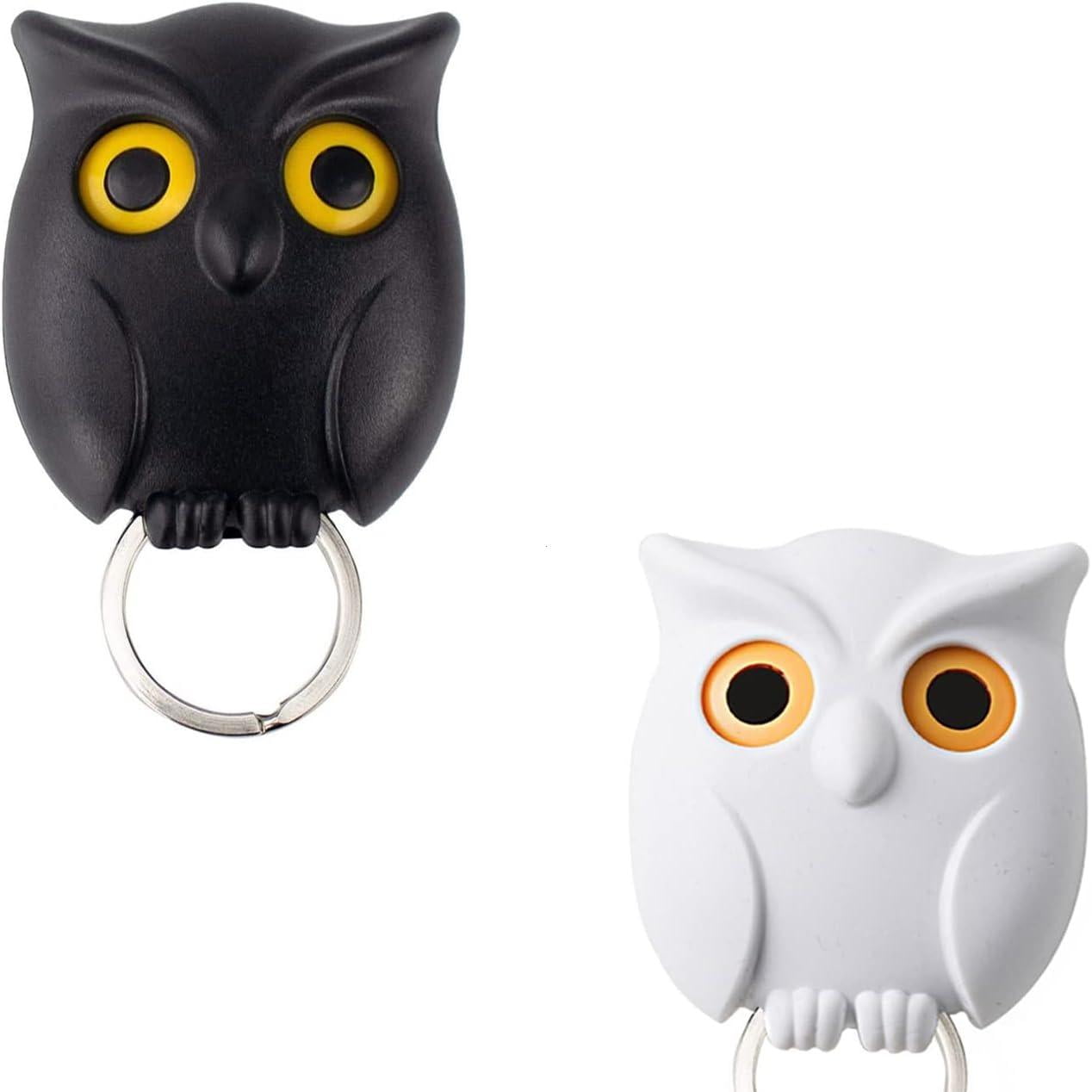 2count Owl Key Holder Cute Owl Key Holder Automatic Open Close Eyes ...
