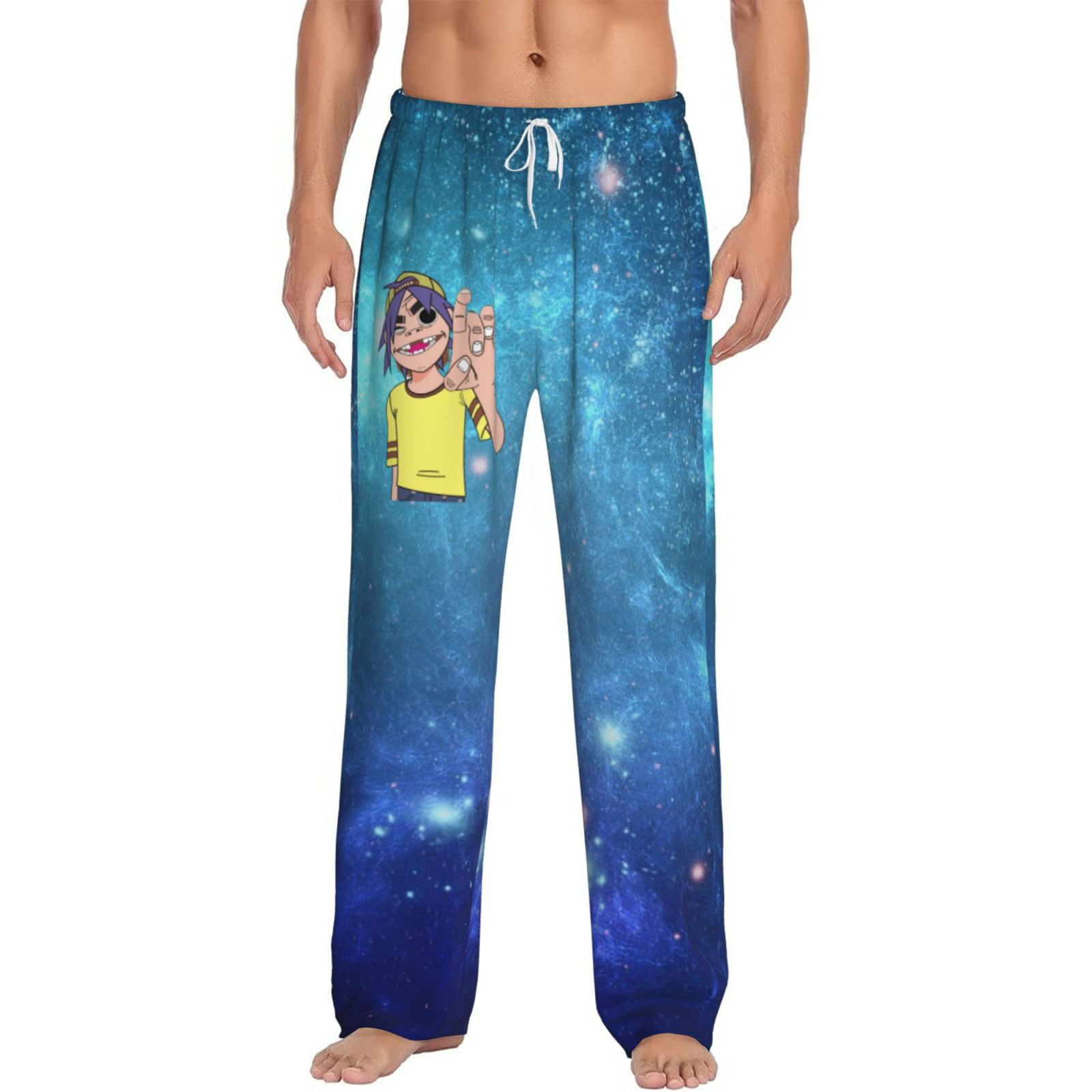 2d Cartoon Music Gorillaz Men's Pajama Pants With Pockets Fashion Cozy ...