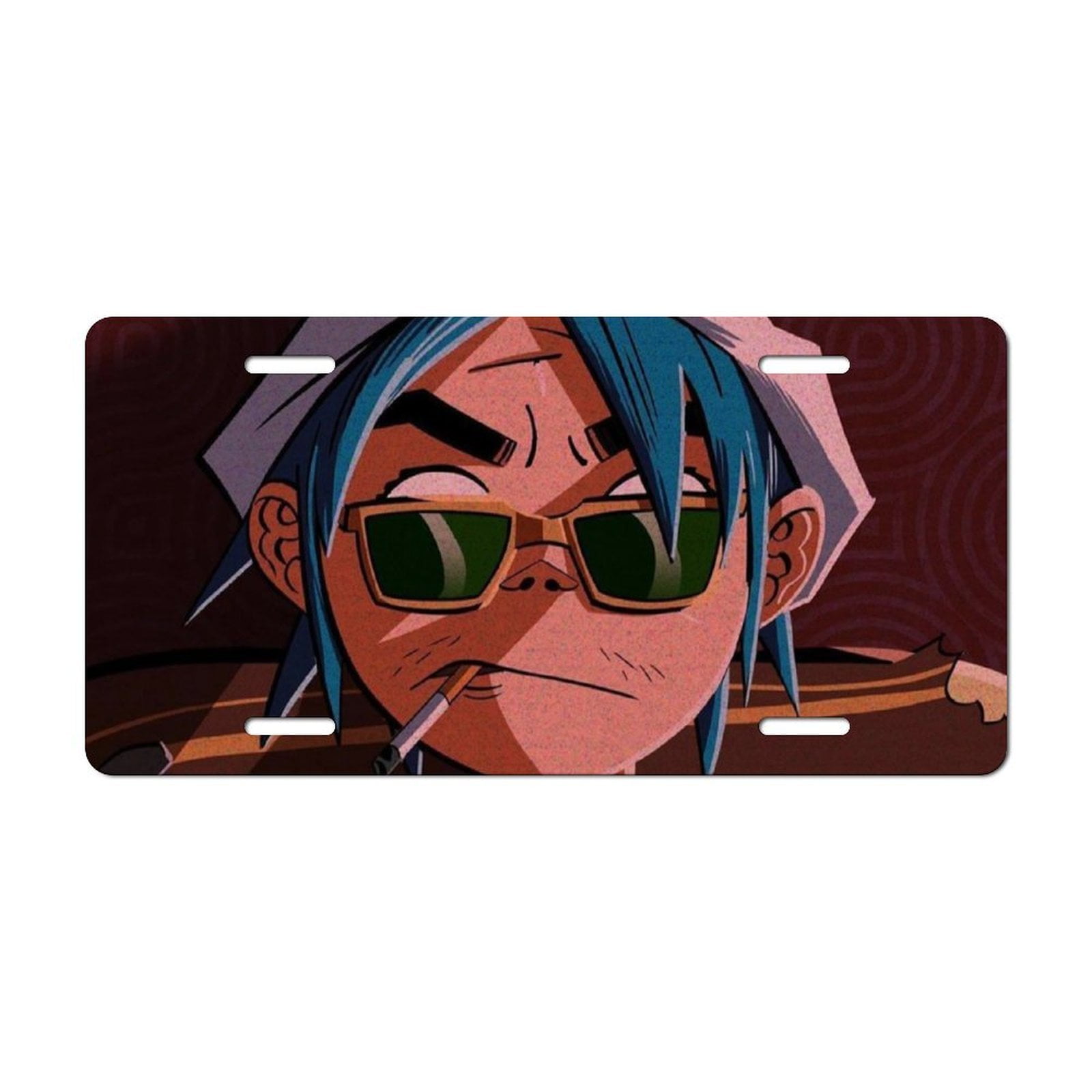 2d Gorillaz Music License Plate Cover Aluminum Novelty Vanity Tag ...