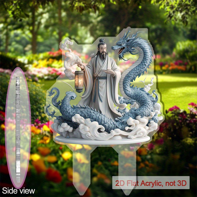 [2d flat] 1pc Acrylic Ground Insert Decoration featuring a priest with ...