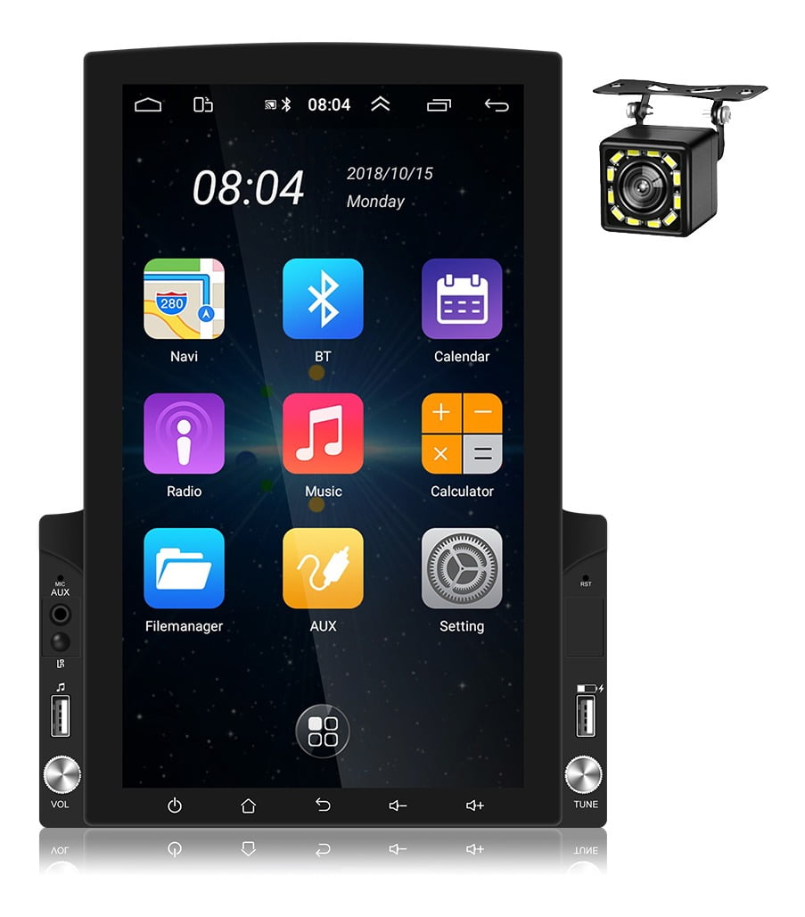 2din 7 Base Android 10.0 Car Stereo 9.7 Vertical Screen - Walmart.com