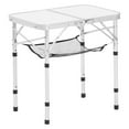 2ft Folding Portable Camping Table Aluminum Outdoor Table Adjustable ...
