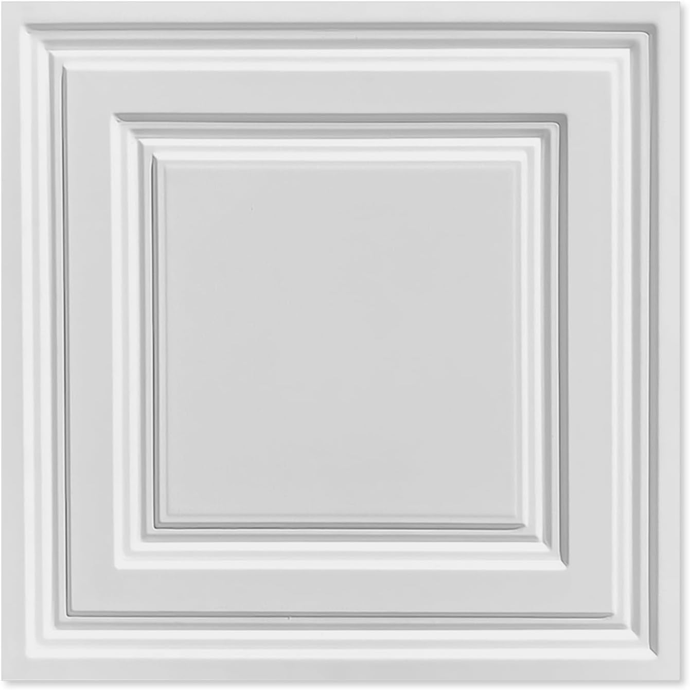2ft x 2ft Drop Ceiling Tiles，White Icon Relief Ceiling Tiles 24 x 24in ...