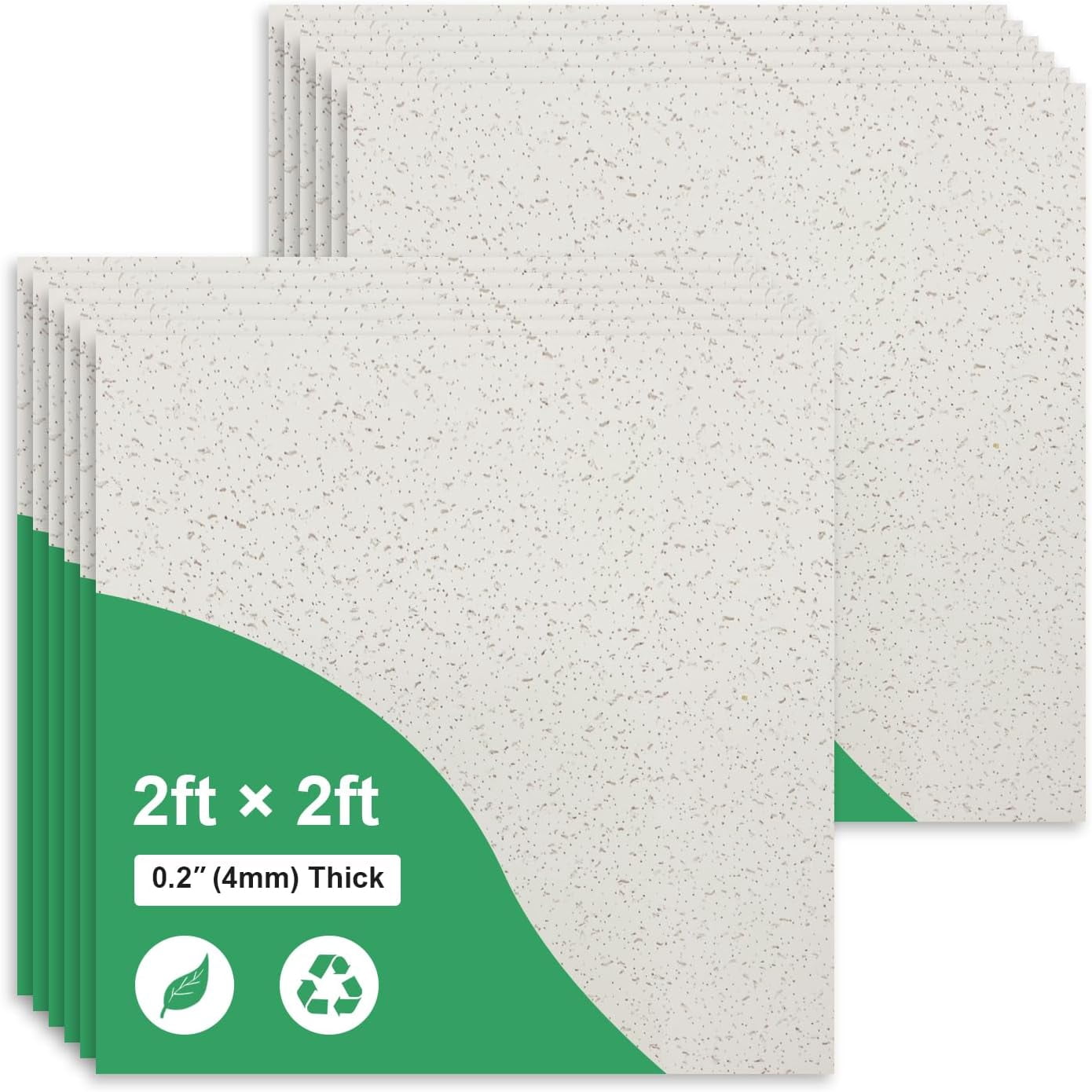 2ft x 2ft Printed Pro Ceiling Tiles - PVC Ceiling Panel 24 x 24in ...