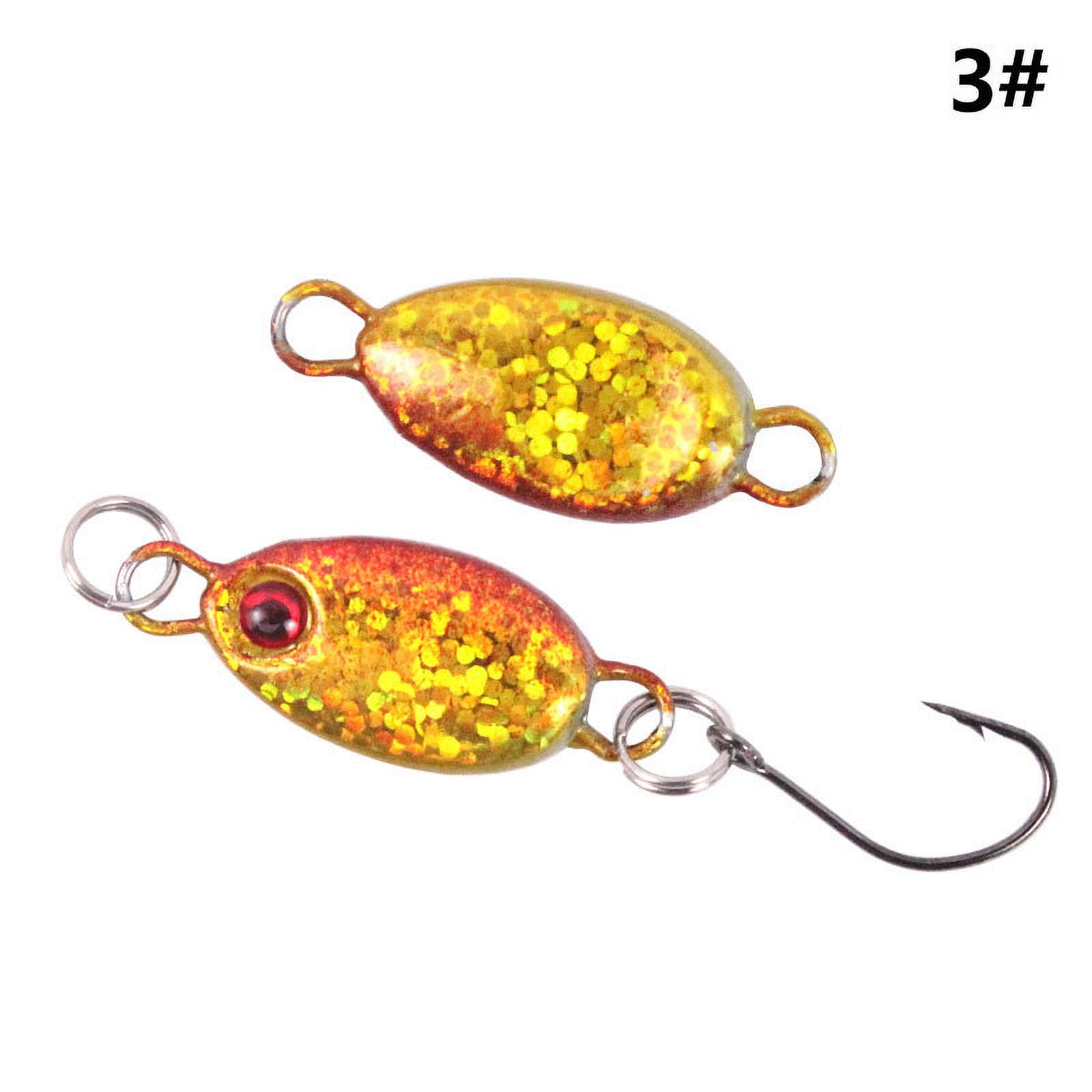 2g3g5g micro iron plate magic bean small lead fish White stripe Luya ...