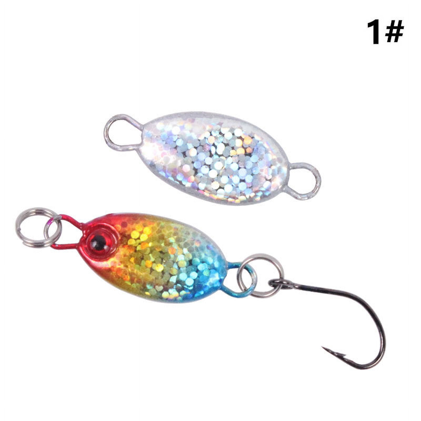 2g3g5g micro iron plate magic bean small lead fish White stripe Luya ...