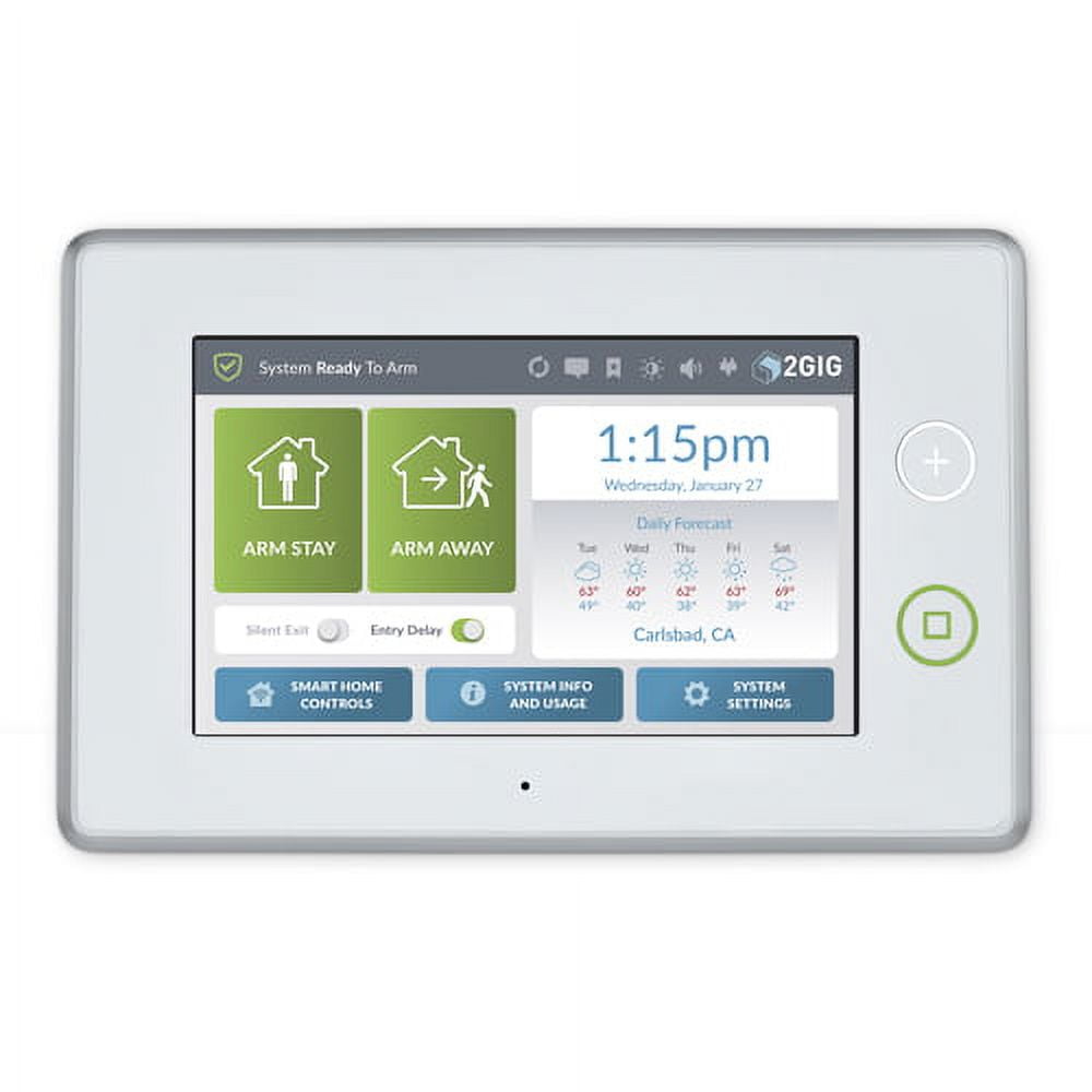 2gig 7" Wireless Security-Control Panel - Walmart.com