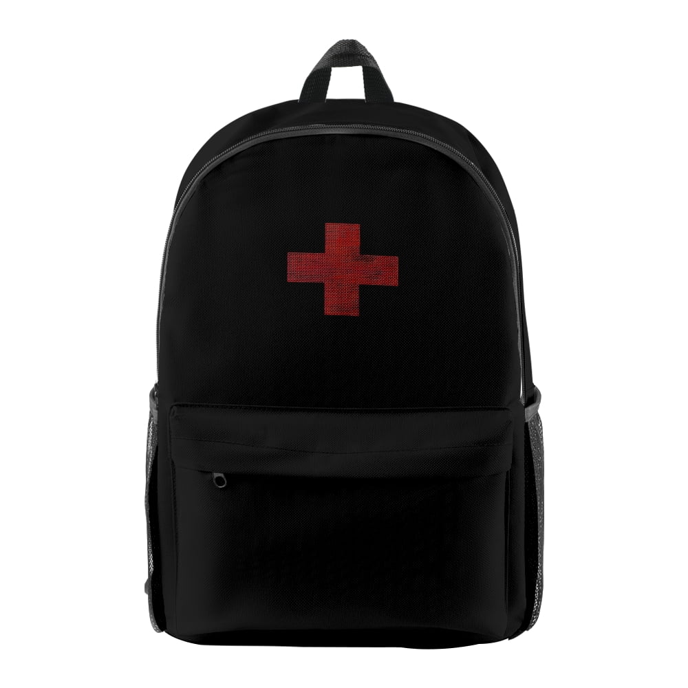 2hollis 2 Album Cover Red Cross Merch Backpack Rapper Bags Unisex ...