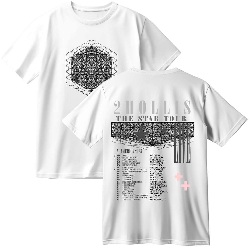 2hollis The Star Tour 2025 Merch Cotton T-Shirt Women Men Casual ...
