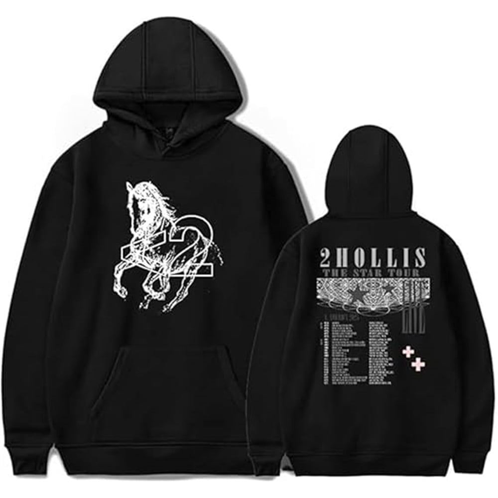 2hollis The Star Tour 2025 Merch Hoodie Unisex Oversized Silhouette ...