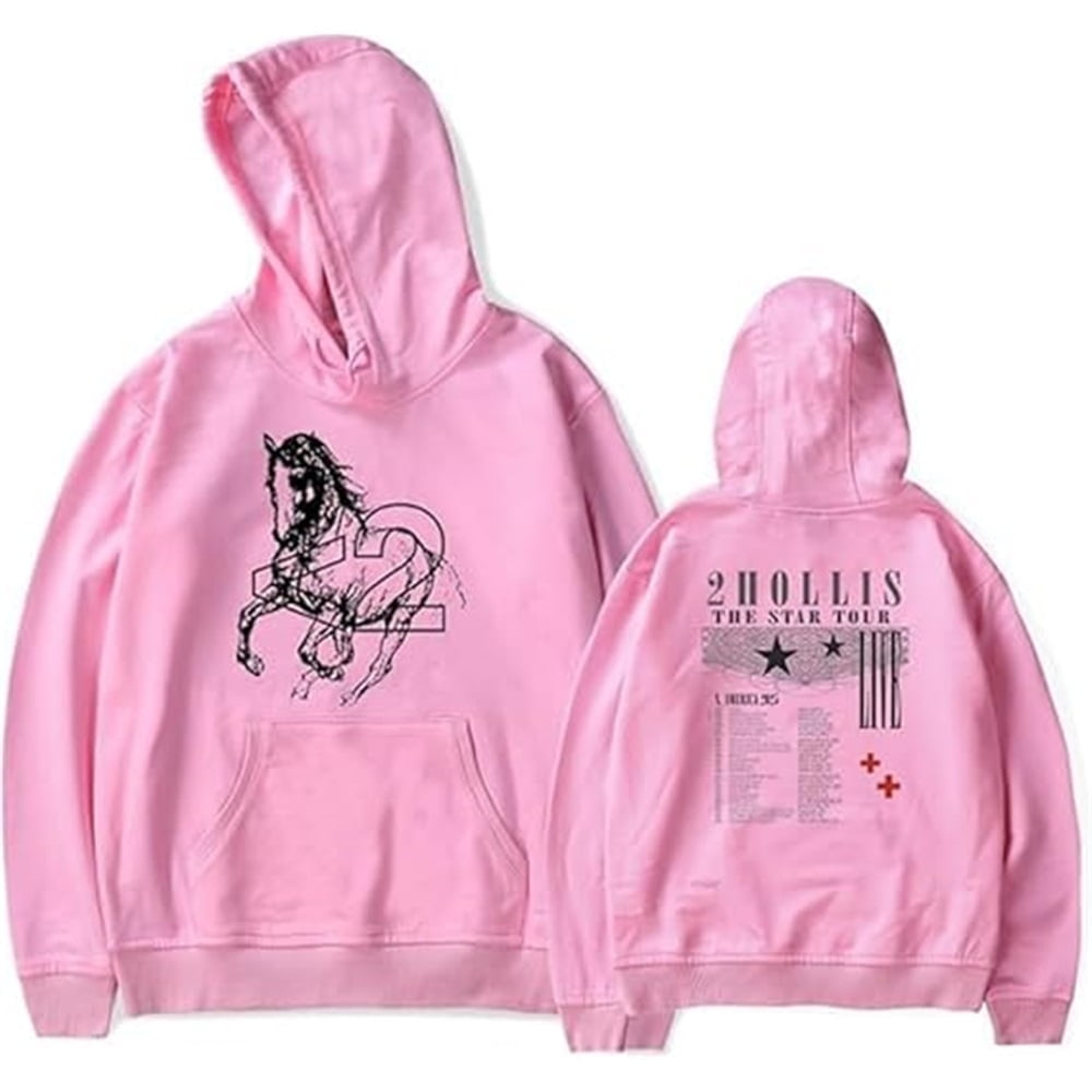 2hollis The Star Tour 2025 Merch Hoodies, trendy printed sportswear ...