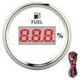 2in 190ohm Fuel Gauge Digital Oil Level Meter Percentage for 12V/24V ...