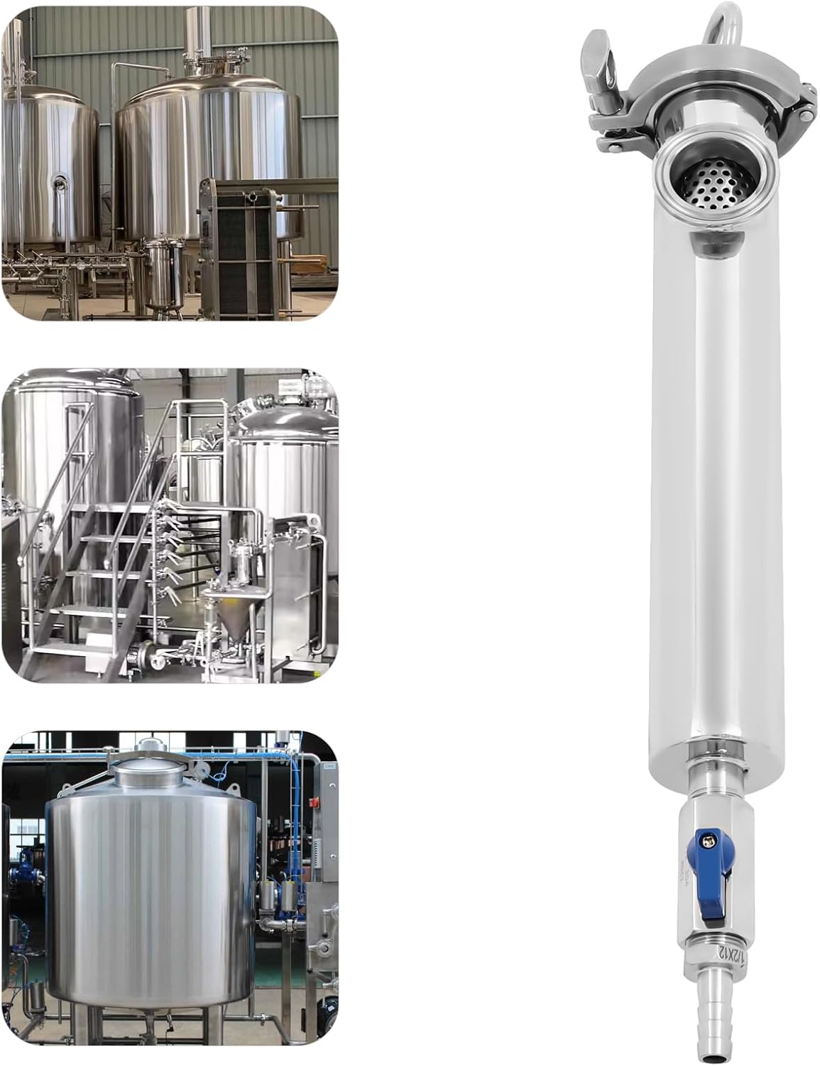 2in Gin Basket Filter Strainer, Stainless Steel Gin Basket for 12mm ...