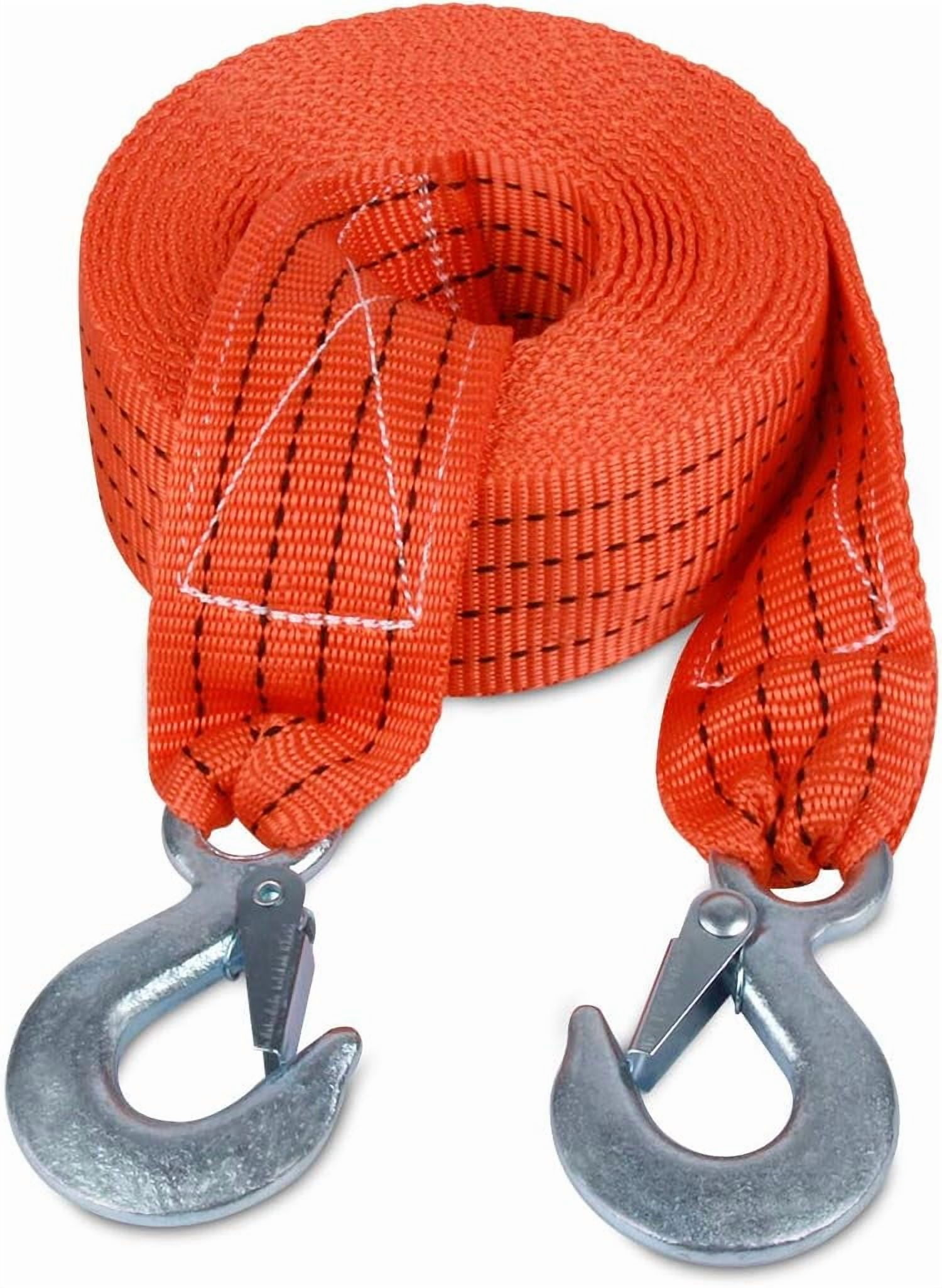 2in X20Ft Recovery Strap 10,000LB Break Strengthened Towing Rope for ...