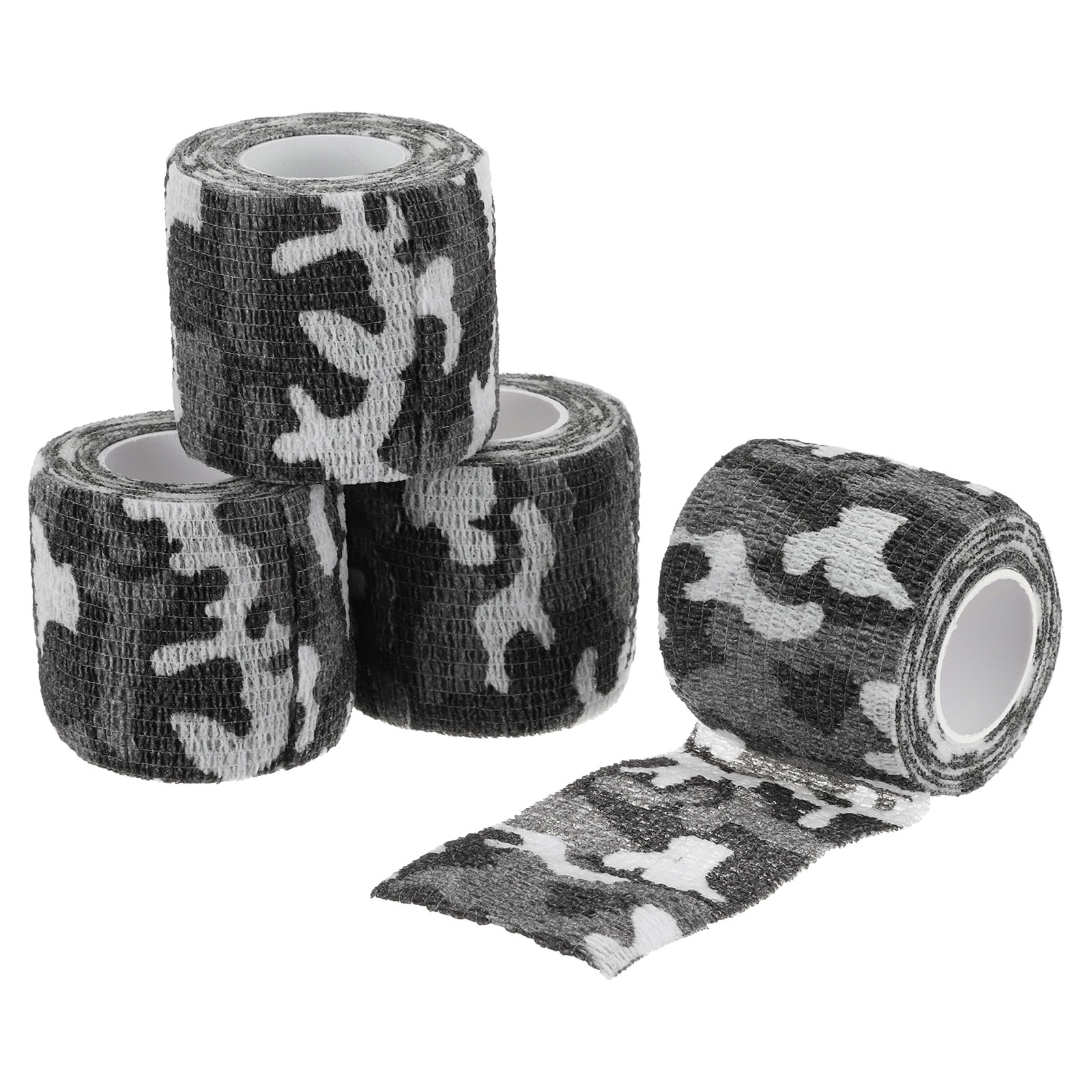 2in x 14.76ft Camo Tape Wrap, 4 Rolls of Self-Adhesive Camouflage Tape ...