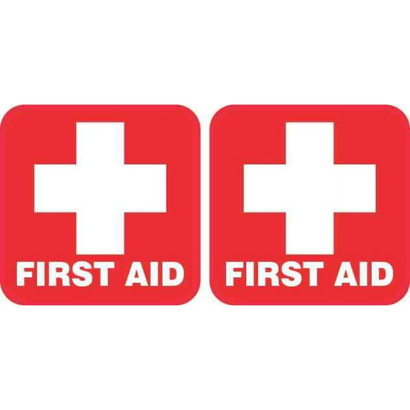 First Aid Sticker