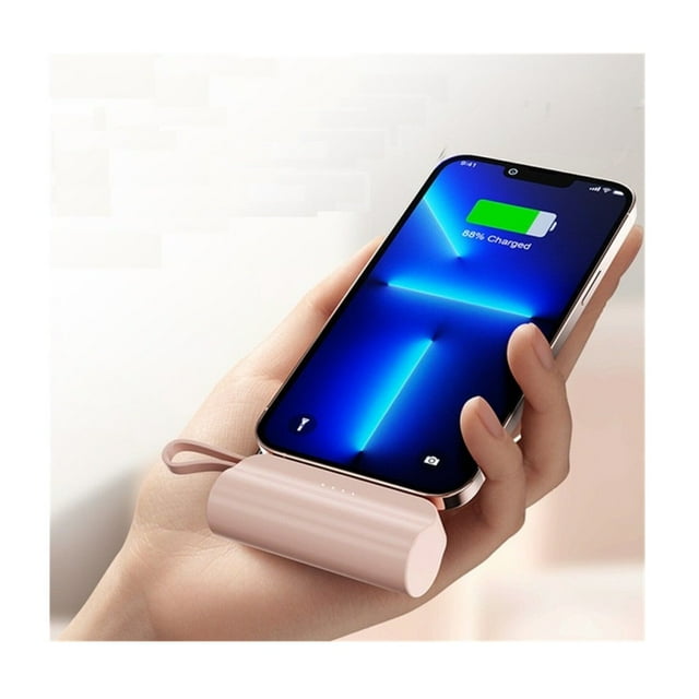 2in1 5000mAh Mini Power Bank Portable Fast Charger External Small ...