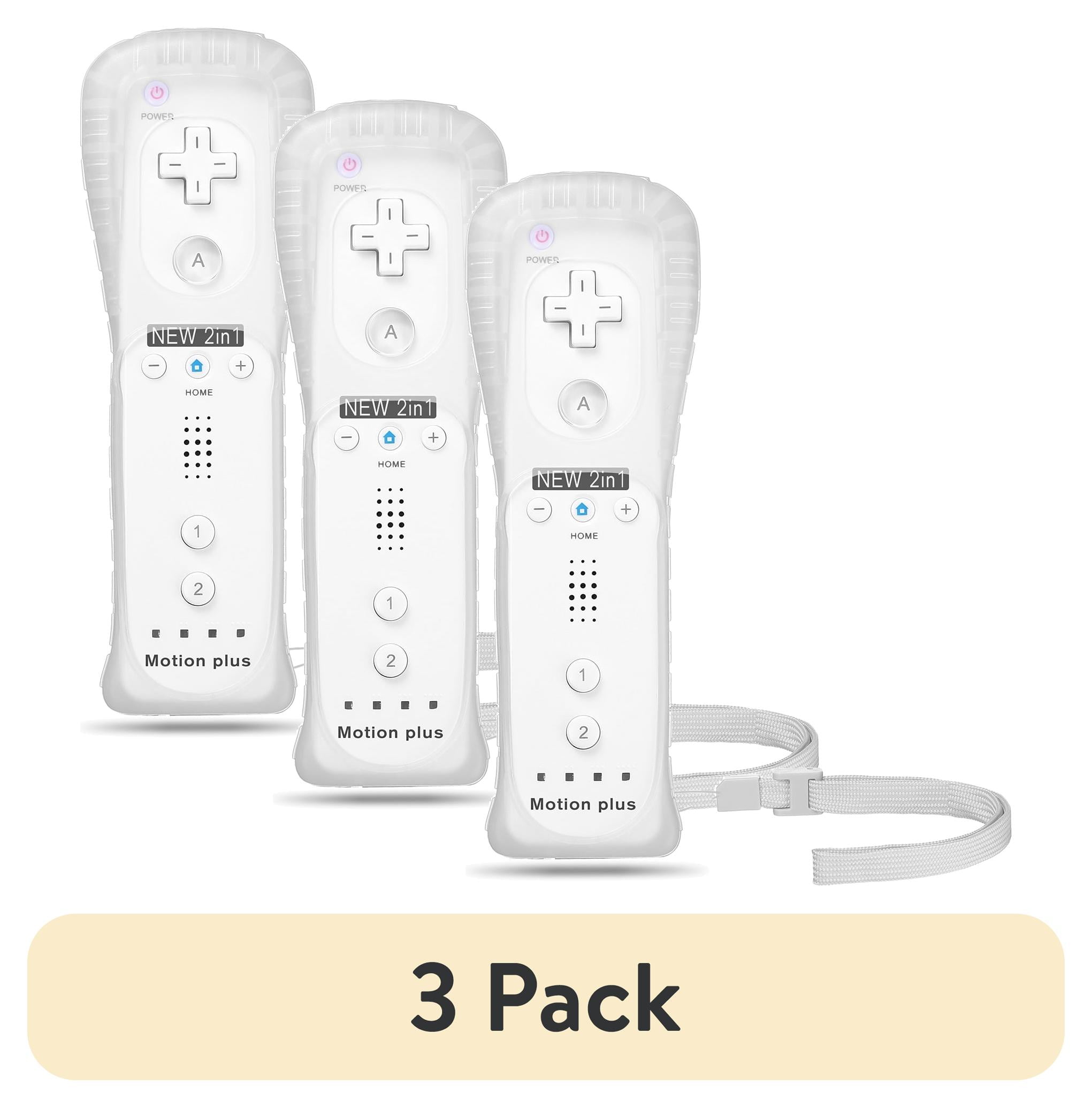 (3 pack) 2in1 Motion Plus Remote Controller for Nintendo Wii / Wii U ...