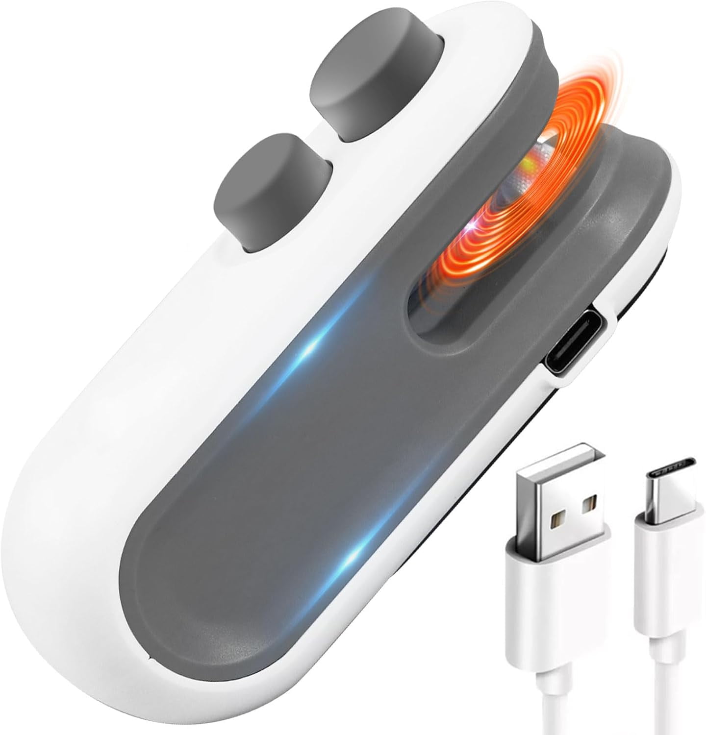 2in1 Rechargeable Chip Bag Sealer with Cutter, Portable USB C Heat ...