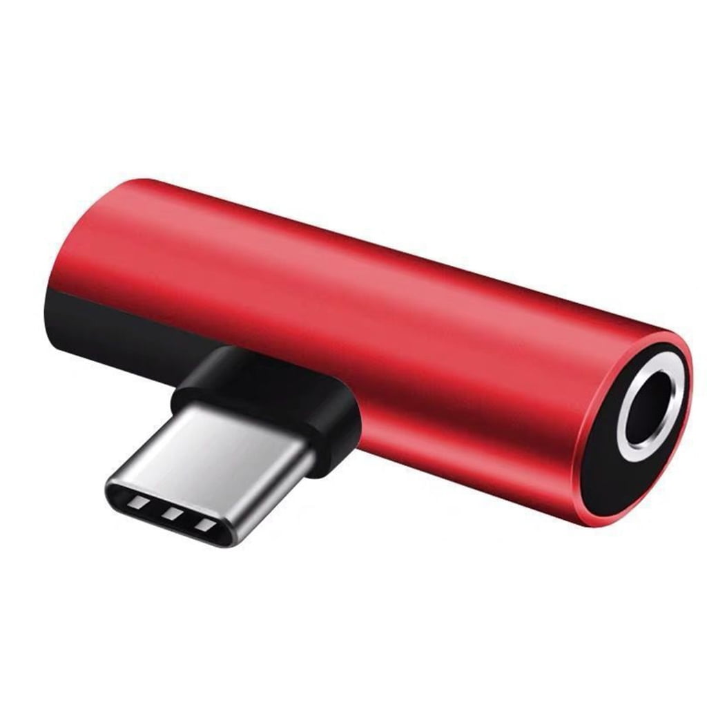 2in1 USB C to 3.5mm Headphone Adapter Portable Type C to Headphone ...