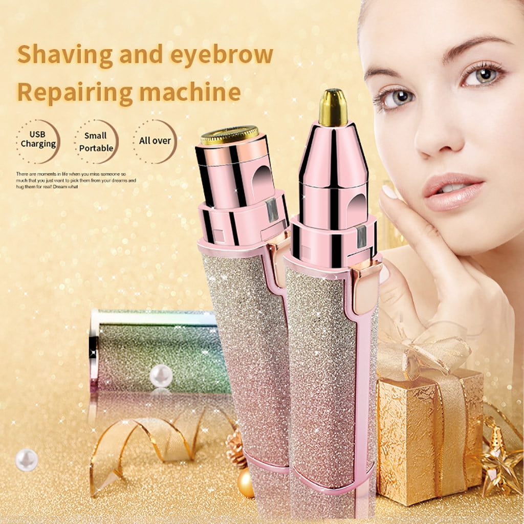 2in1 USB Electric Eyebrow Remover Razor-Trimmer Face Body Hair Removal ...