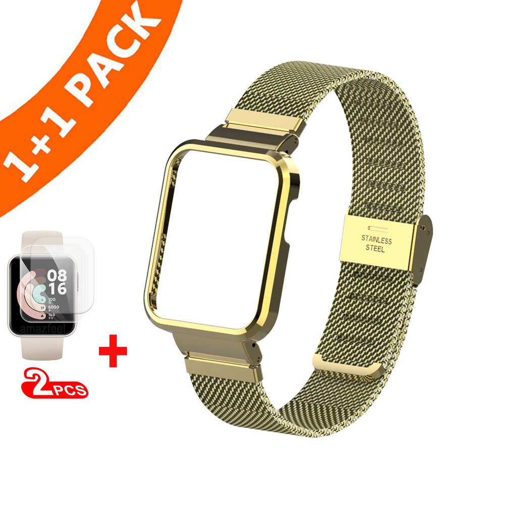 2in1 Watch Strap For Xiaomi Mi Watch Lite /Redmi Watch 2/2 Lite Watch ...