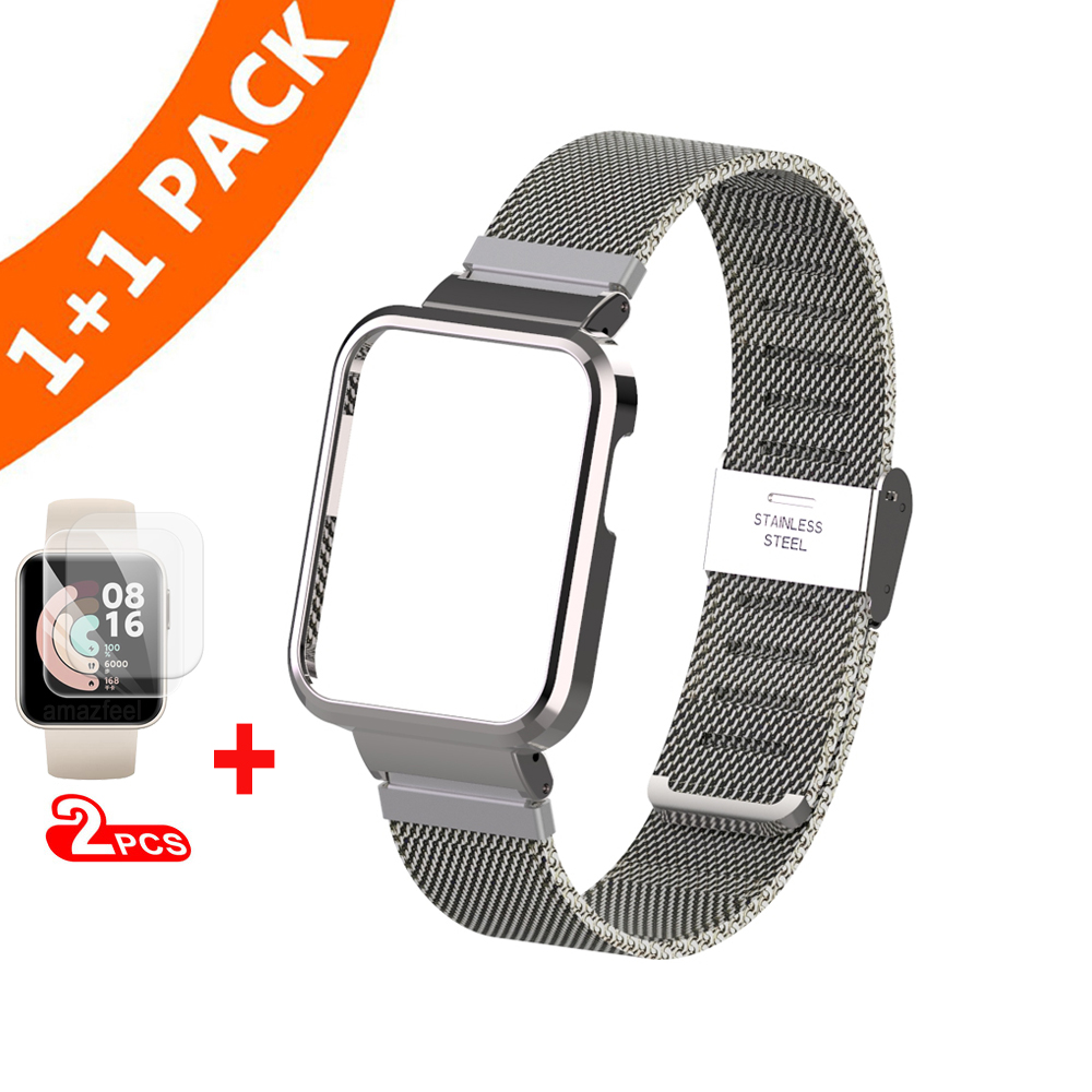 2in1 Watch Strap For Xiaomi Mi Watch Lite /Redmi Watch 2/2 Lite Watch ...