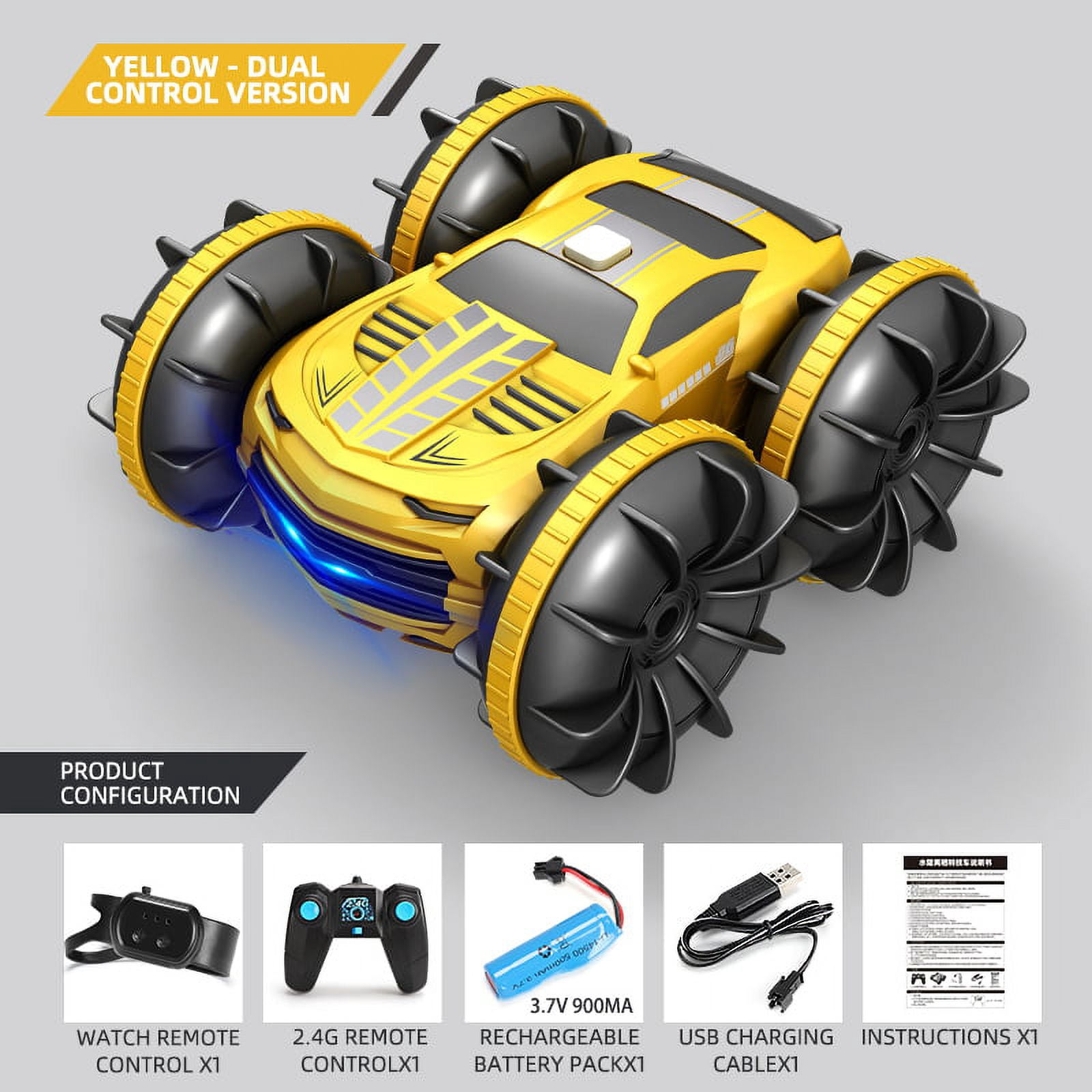 2in1 rc car 2.4ghz remote control boat waterproof radio controlled ...