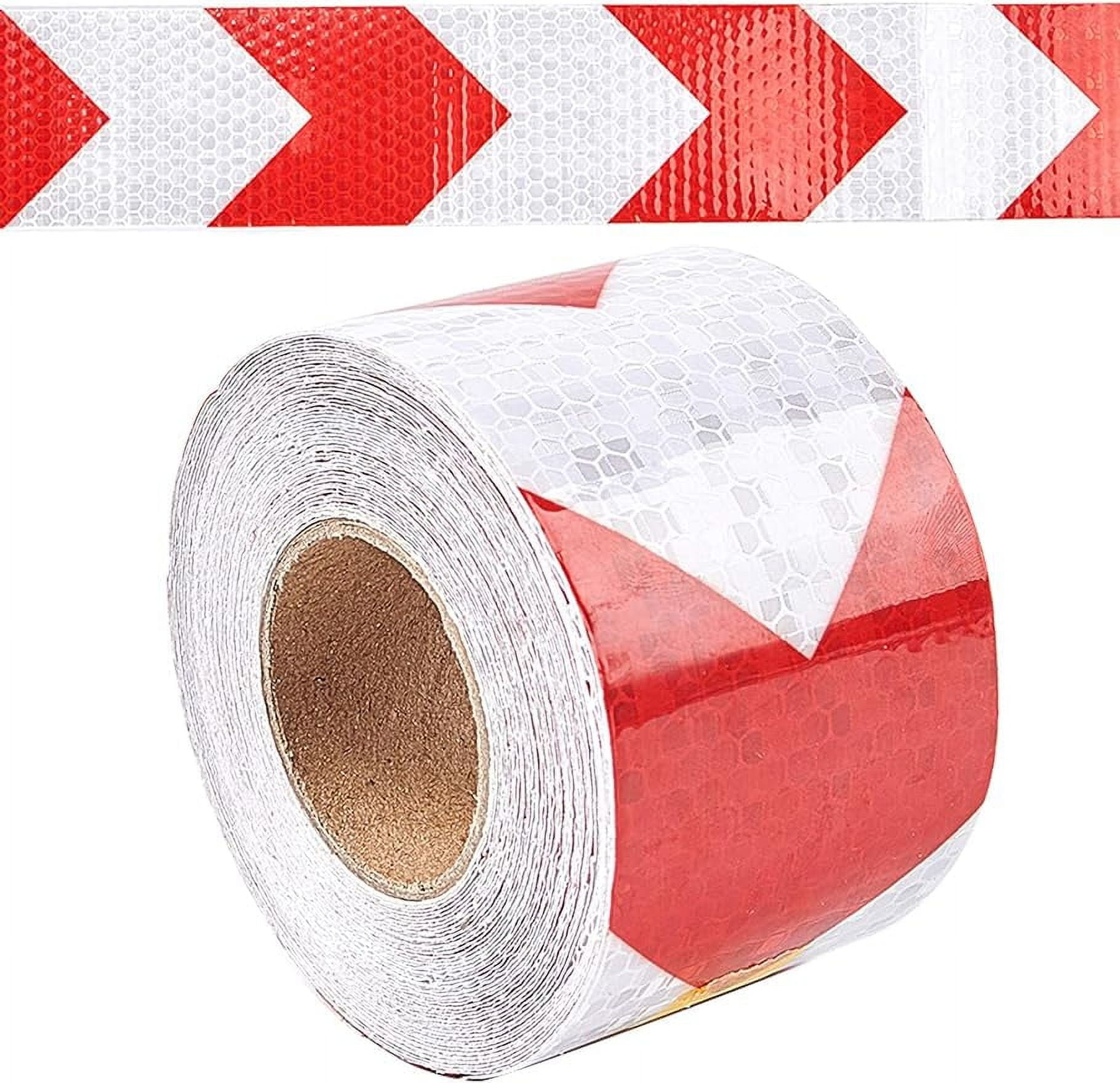 2inch 33ft Reflective Safety Tape Red and White High Intensity ...