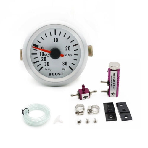 2inch 52mm Pointer PSI Turbo Boost Vacuum Pressure Gauge w/Boost ...
