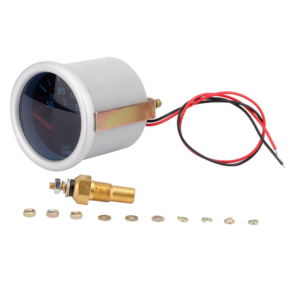 2inch 52mm Universal Car Auto Oil Temp Gauge Digital Oil Temperature ...