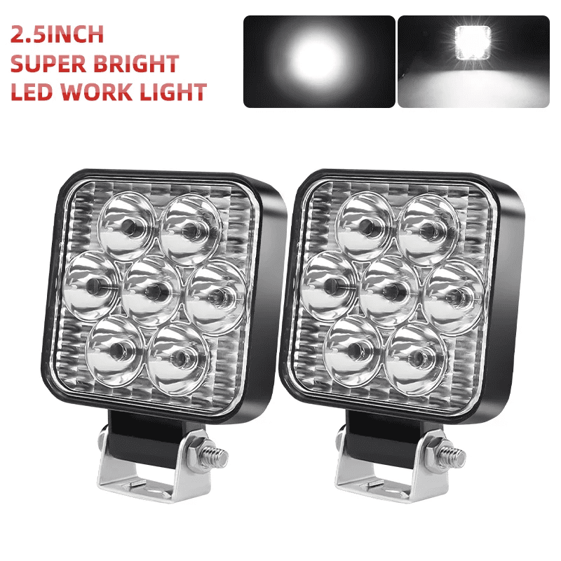 2inch Led Spot Work Light Strobe Light Free Switch 12V 24V Fog Lights ...